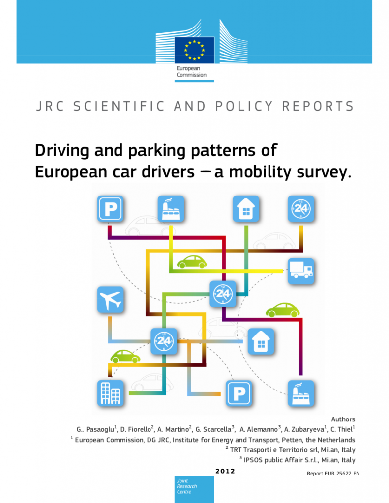 Driving and parking patterns of European car drivers - A mobility ...